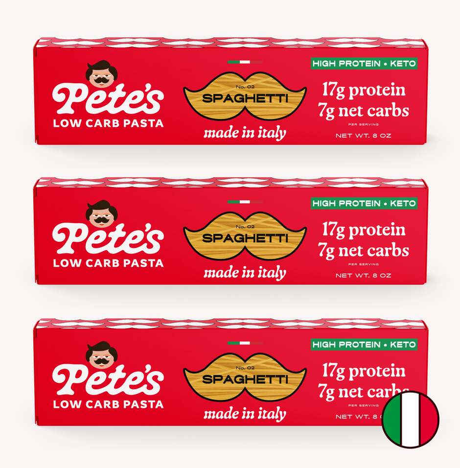 Low Carb Pasta | Lowest Carb Pasta (0g Carbs) | Pete’s Pasta