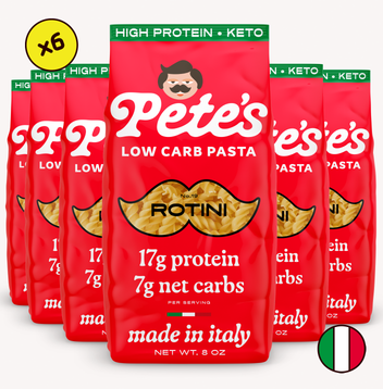 High Protein + Low Carb Rotini | 17g Protein, 7g Net Carbs